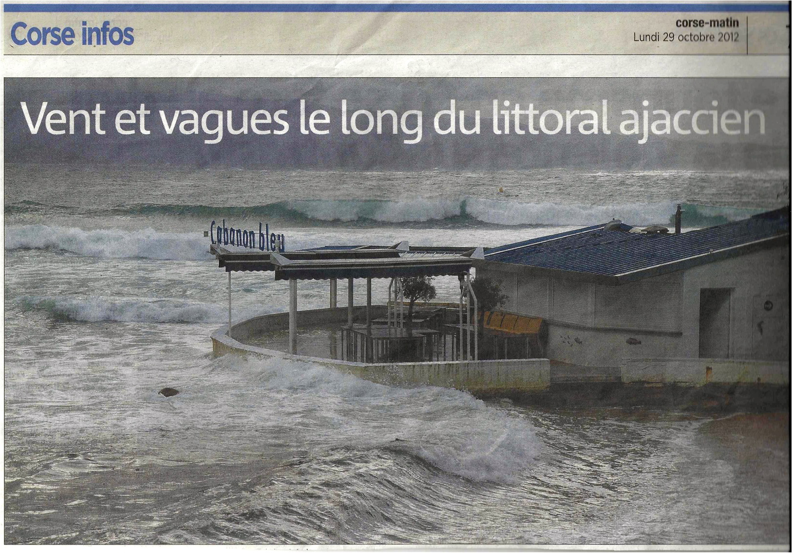 Érosion du littoral en Corse