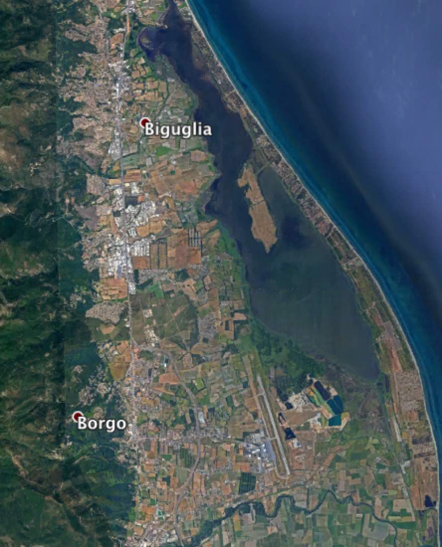 L’étalement urbain autour de l’étang de Biguglia : chaotique!